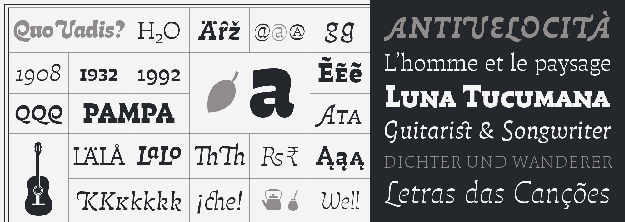 PampaType Font Foundry | Atahualpa