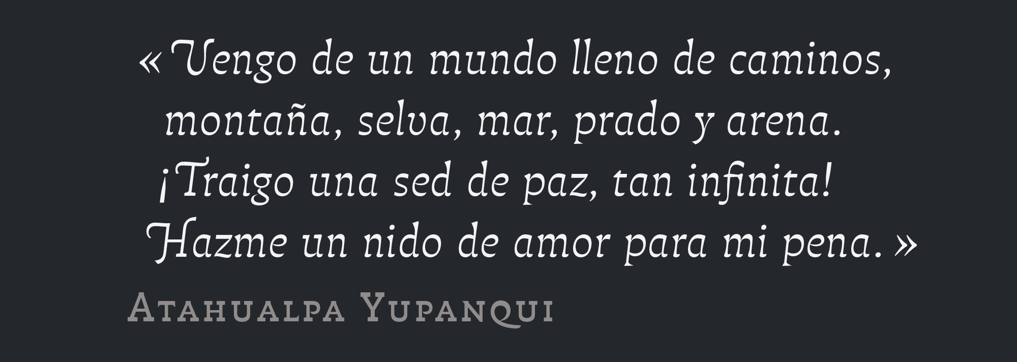 PampaType Font Foundry | Atahualpa