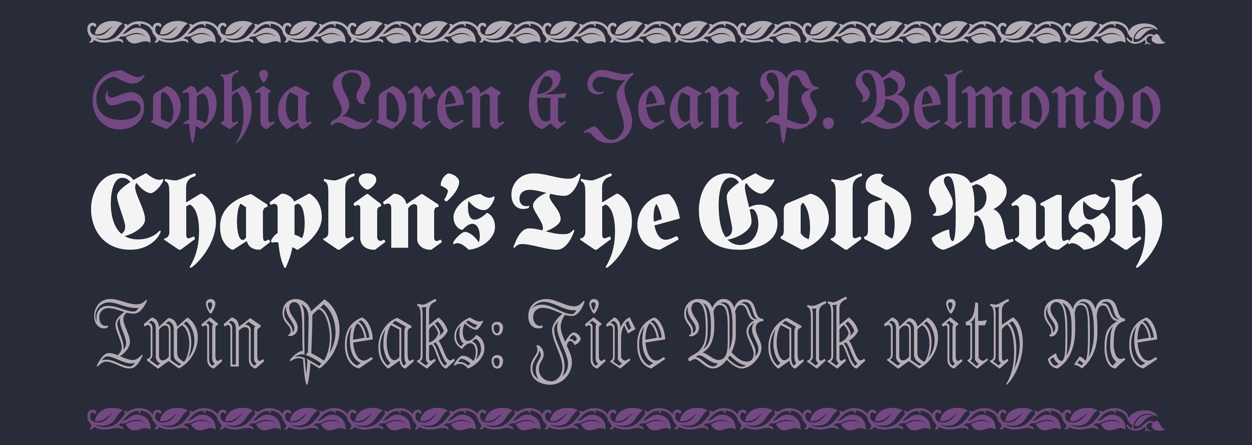 PampaType Font Foundry | Gorgias